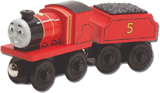 Thomas Early Engineers - Wooden James Thomas Take N Play Engines