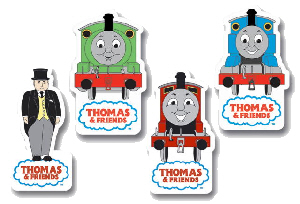 Thomas The Tank - Shaped Rubber Thomas Stationery